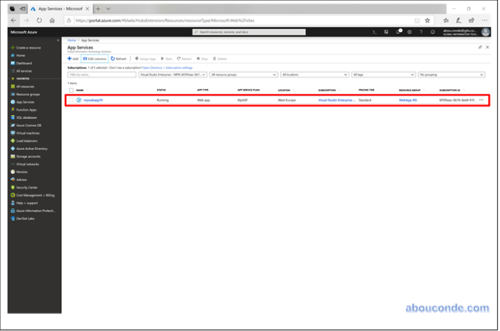 Implementing Custom domain to Azure App Service | Abou Conde's Blog