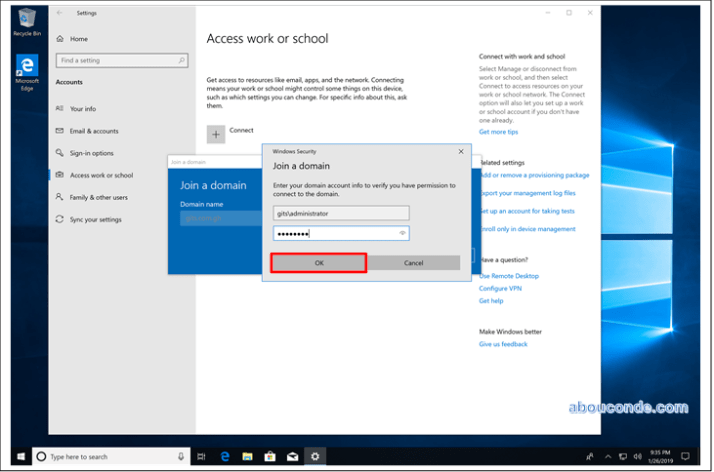 Join a Windows 10 Machine to Your Active Directory Domain | Abou Conde ...