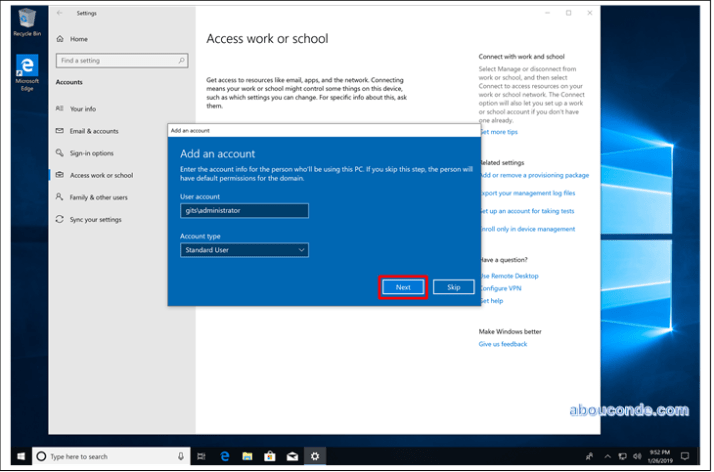 Join a Windows 10 Machine to Your Active Directory Domain | Abou Conde ...
