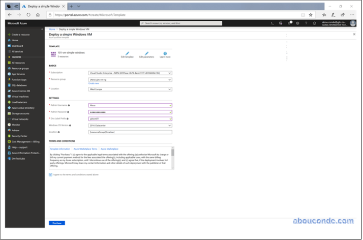 Deploy a ‘QuickStart’ ARM Template from GitHub | Abou Conde's Blog