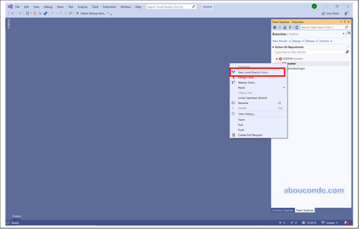 Get Started with Azure Repos and Visual Studio 2019 | Abou Conde's Blog
