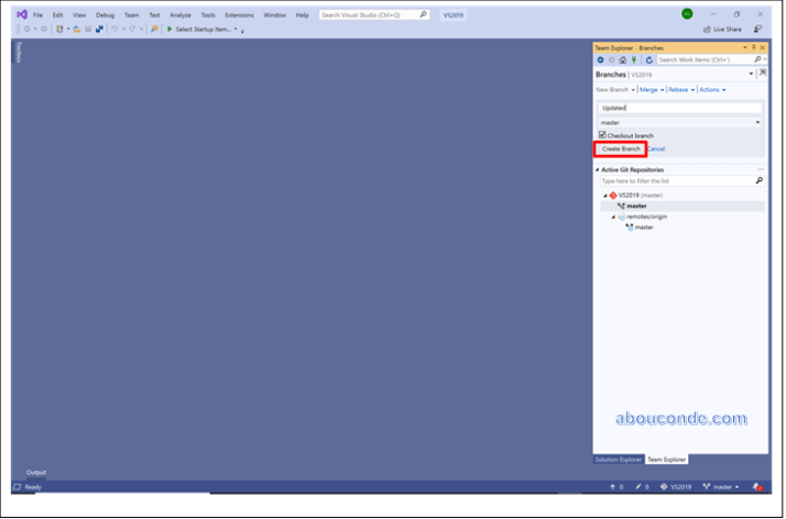 Get Started with Azure Repos and Visual Studio 2019 | Abou Conde's Blog