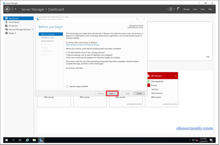 Installing BitLocker on Windows Server 2019 | Abou Conde's Blog