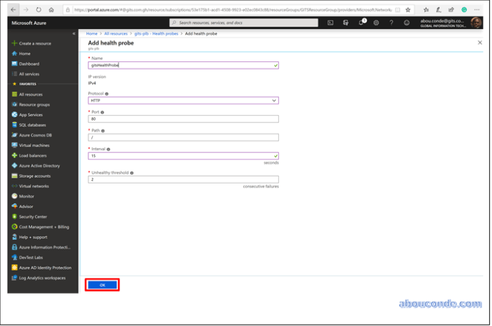 Configuring a Public Load balancer with a Public IP Address using the ...