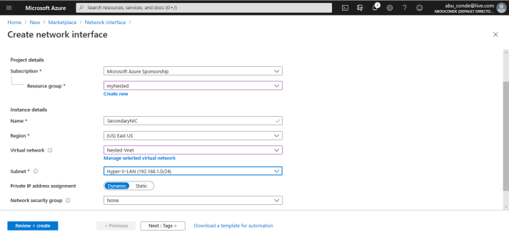 Deploying and Configuring nested virtualization with Dv3 or Ev3 series ...